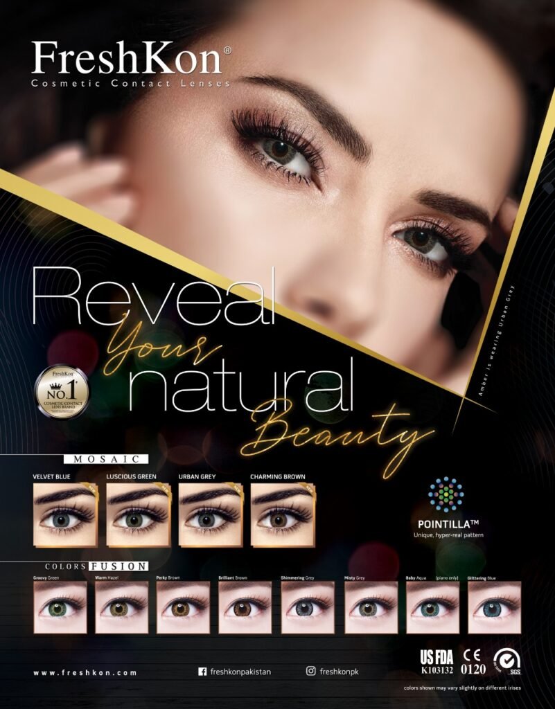 FreshKon® Colors Fusion, Mosaic Cosmetic Contact Lenses - Sash Optics